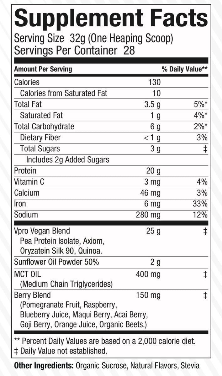 VegaPro〡Chocolate Brownie – EPN Supplements